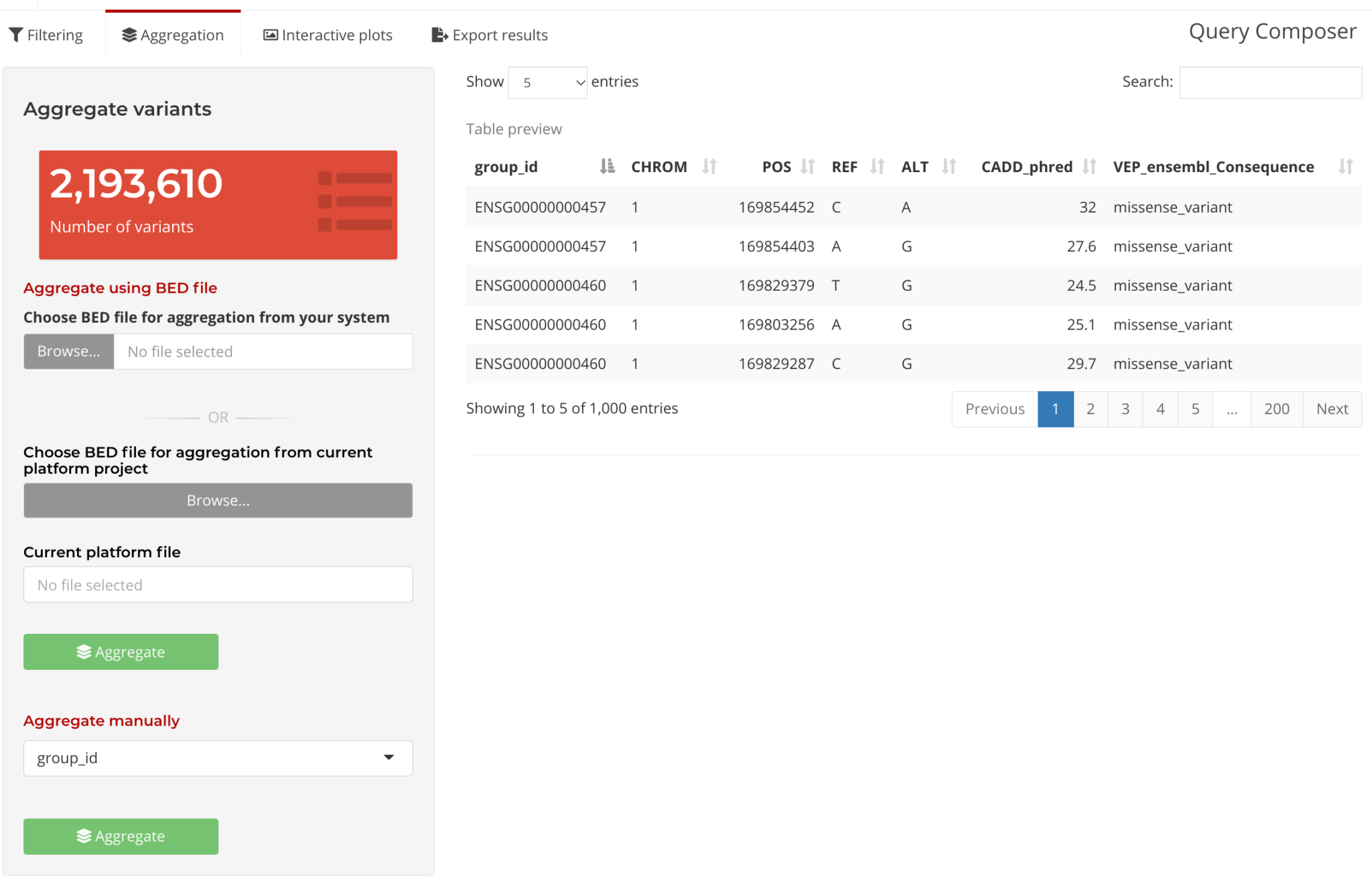 The Annotation Explorer: 1 billion variants, hundreds of annotations ...